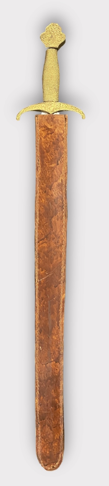 Medieval sword with downward bending crossguard | Ódon-fon Antikvitás Vác